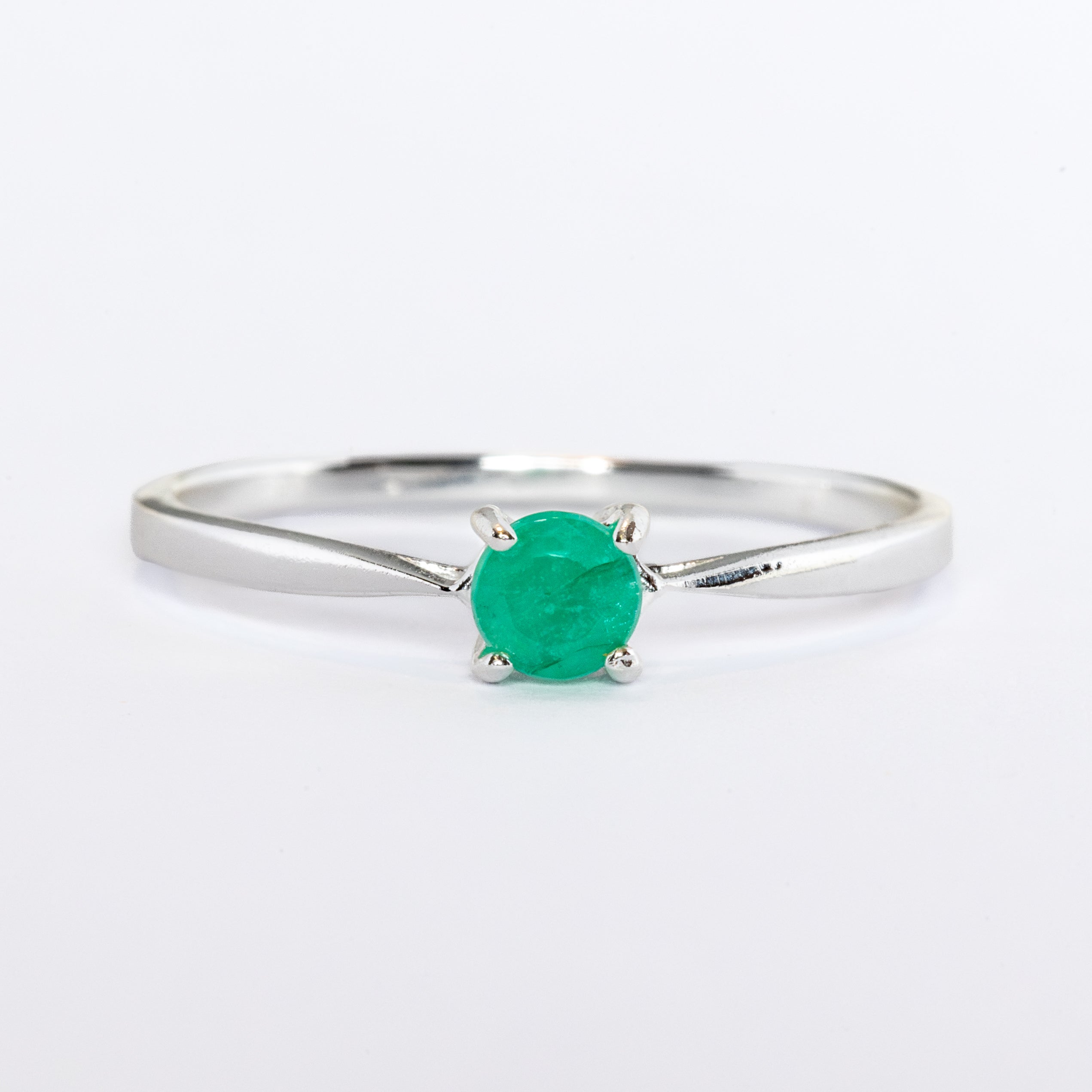 Small Circular Emerald Ring – thinkearthaustralia.com.au