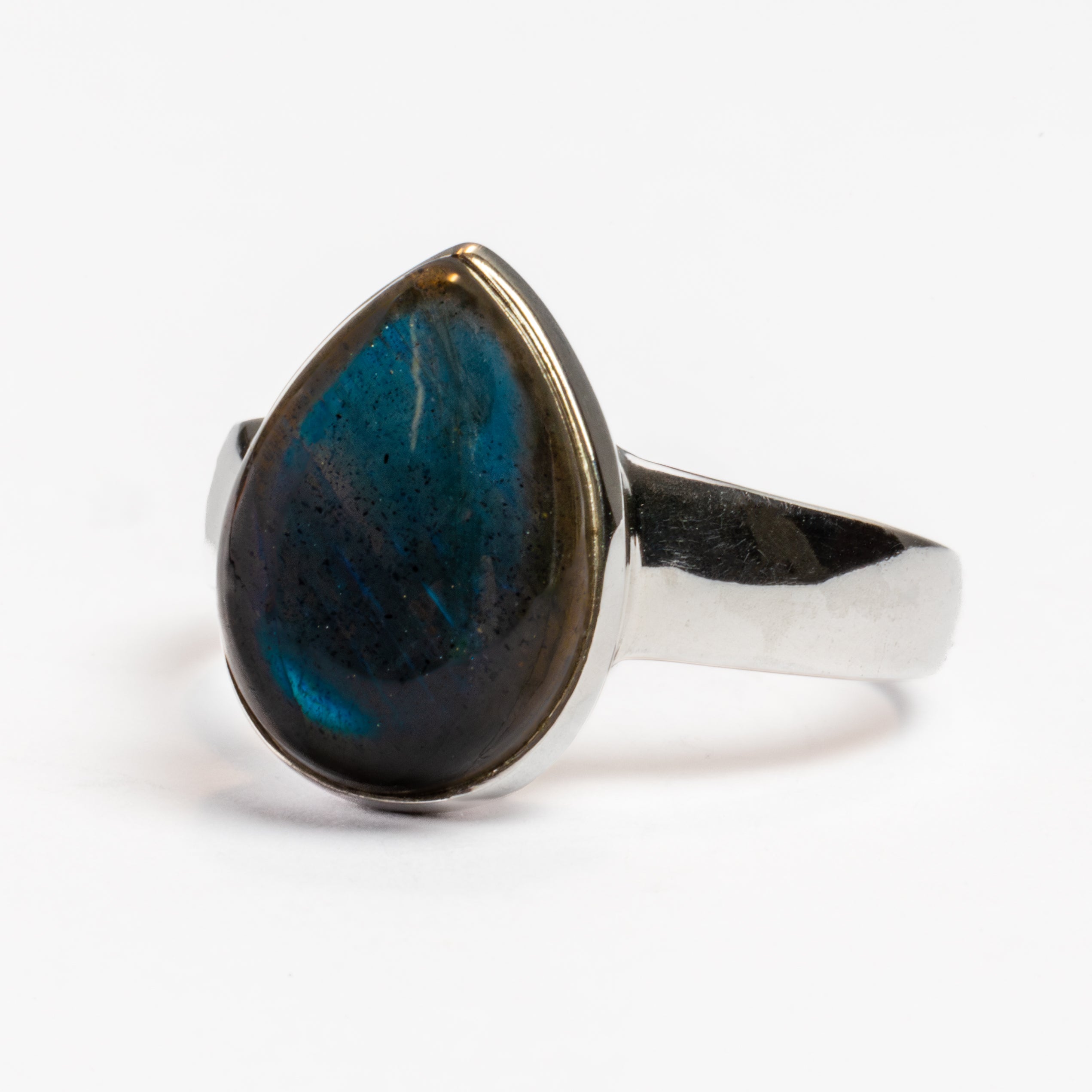 Medium Teardrop-Shaped Labradorite Ring – thinkearthaustralia.com.au