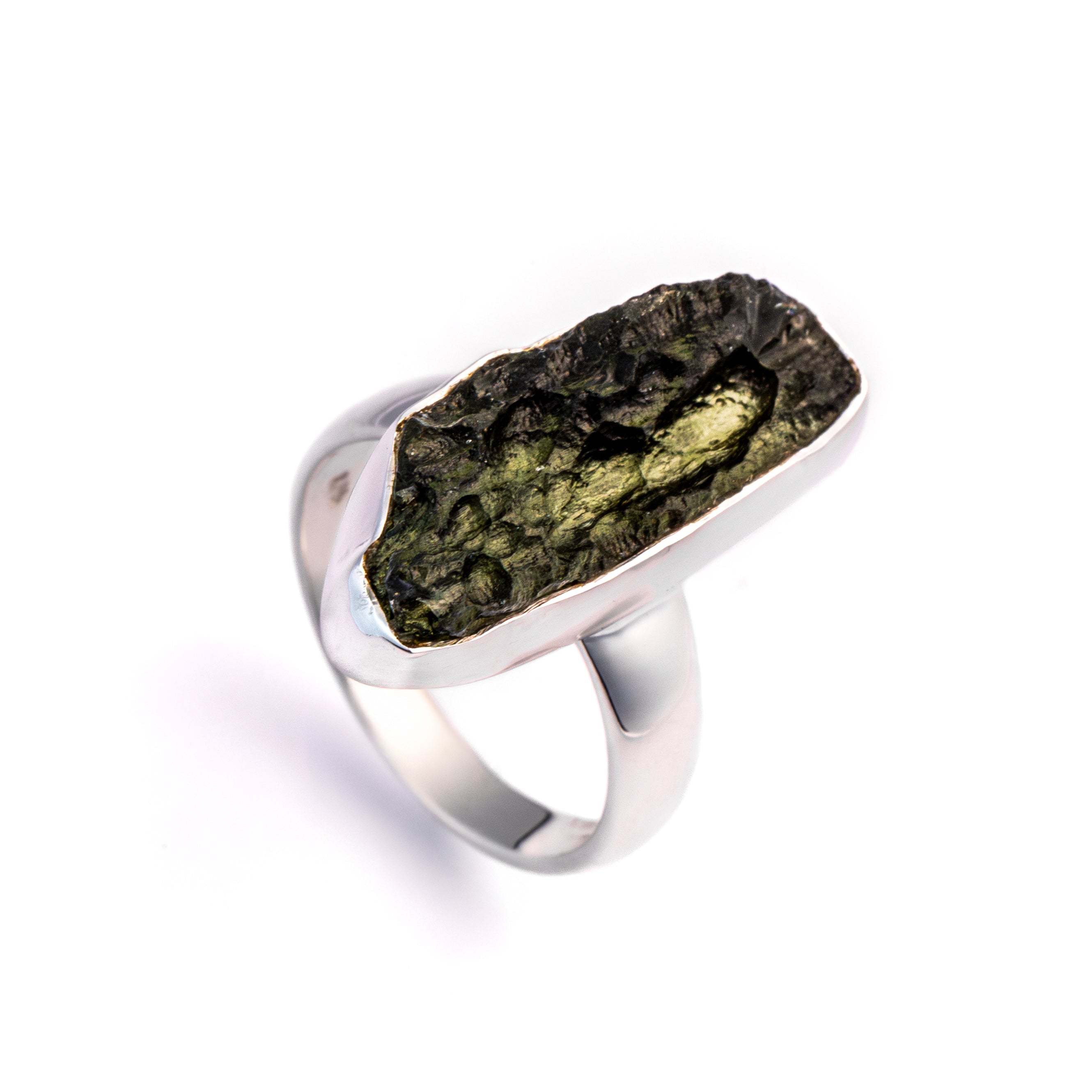Unique Raw Moldavite Ring – thinkearthaustralia.com.au